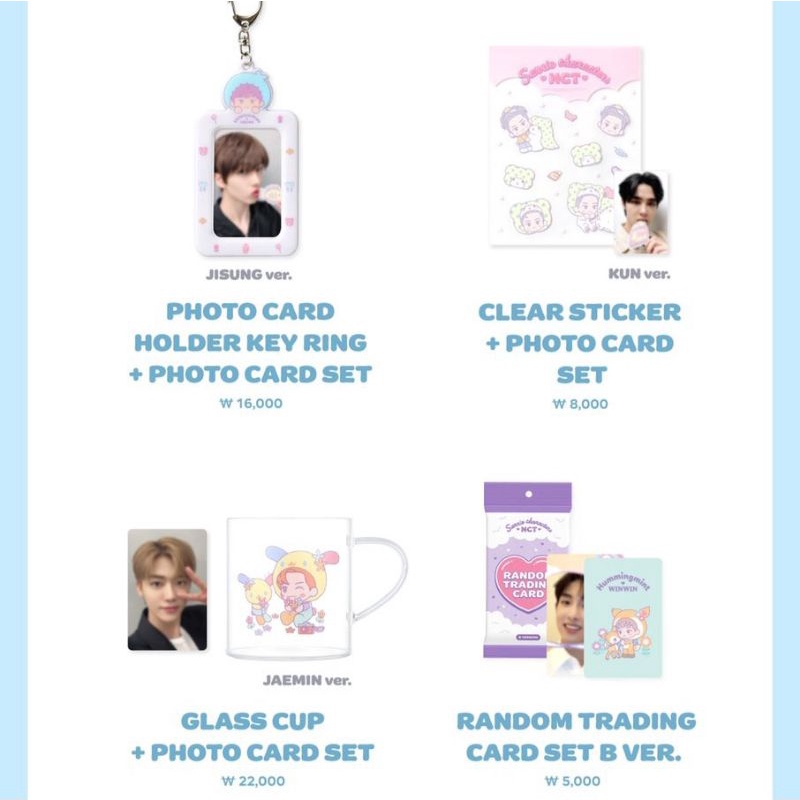 Jual Sanrio x NCT 127 Dream WayV - Acrylic Stand, Sticker, Photo Card ...