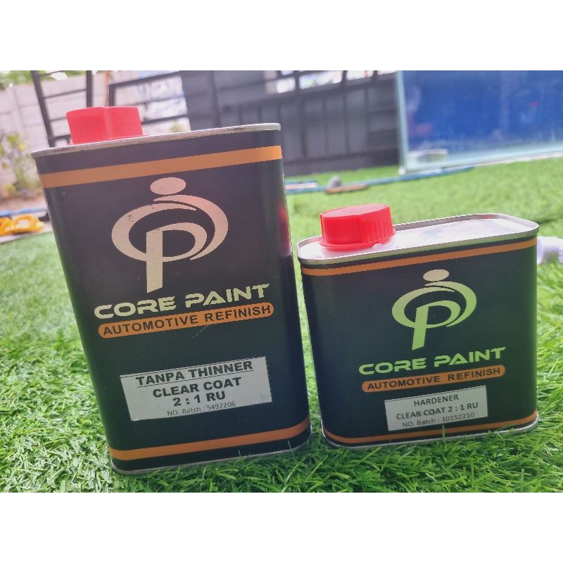 Jual CLEAR /PERNISH CORE PAINT RU 2:1 1LITER TANPA THINNER | Shopee ...