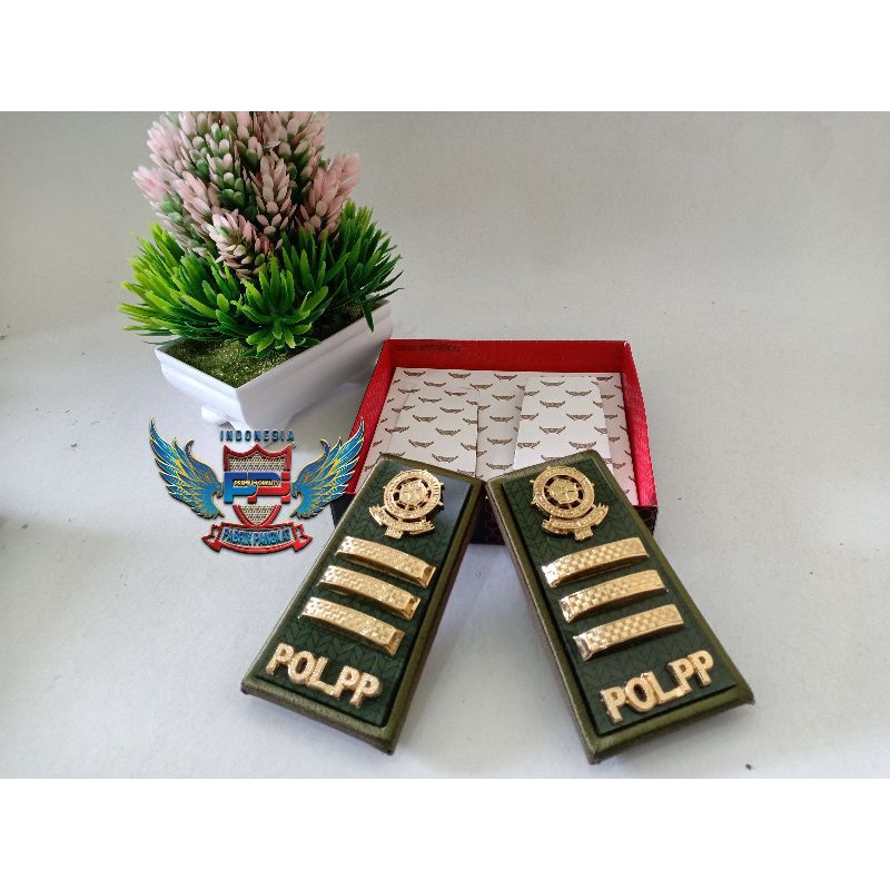 Jual Pangkat Pdh pol PP 3C Kain Akrilik | Shopee Indonesia