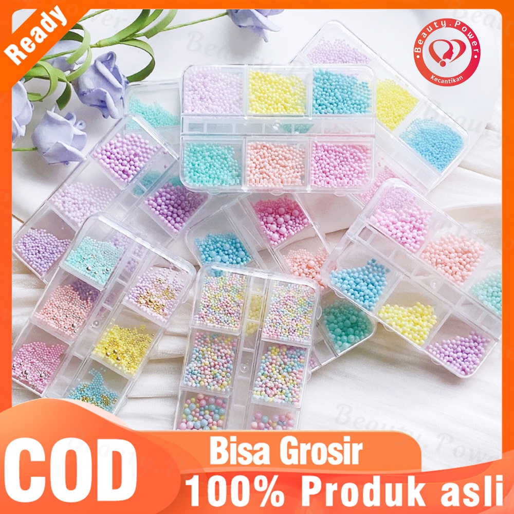 Jual 6 Grid Manik-Manik Akrilik 3D Bentuk Bulat Warna Macaron Untuk ...