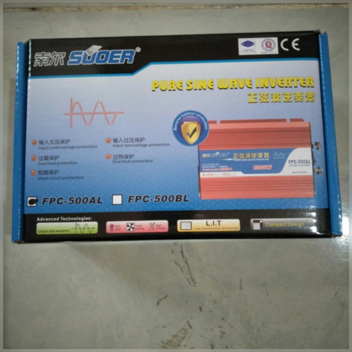 Jual FPC500 Inverter PSW Pure Sine Wave Murni 500 watt FPC 500 dwi3l Diminati Banget | Shopee ...