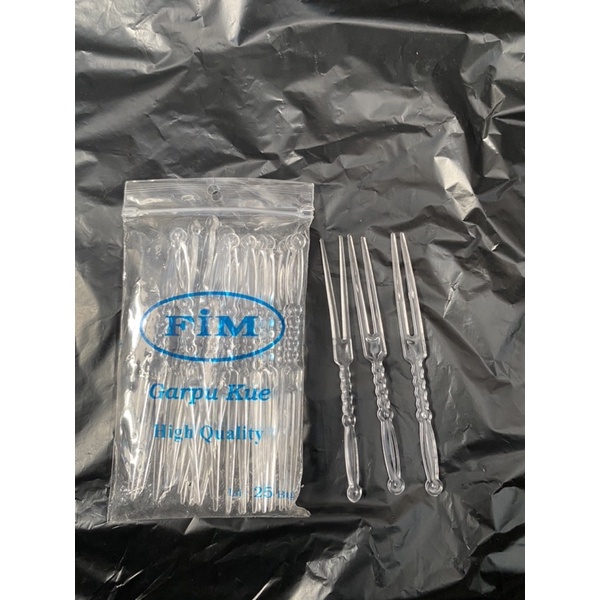 Jual GARPU KUE GARPU BUAH BUAHAN GARPU PLASTIK KECIL BENING FIM ISI 25 ...