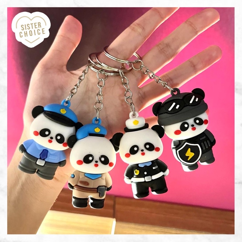 Jual Gantungan Kunci Panda Lucu / Keychain | Souvenir Imut Murah ...