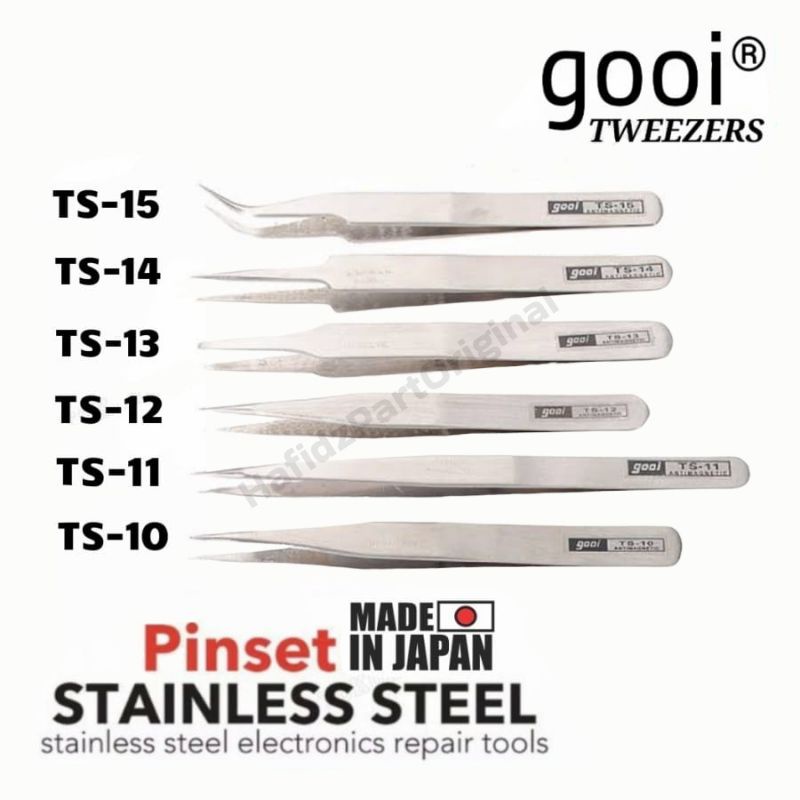 Jual Pinset Lurus Bengkok Lancip Pinset Tweezer Stainless Steel New ...