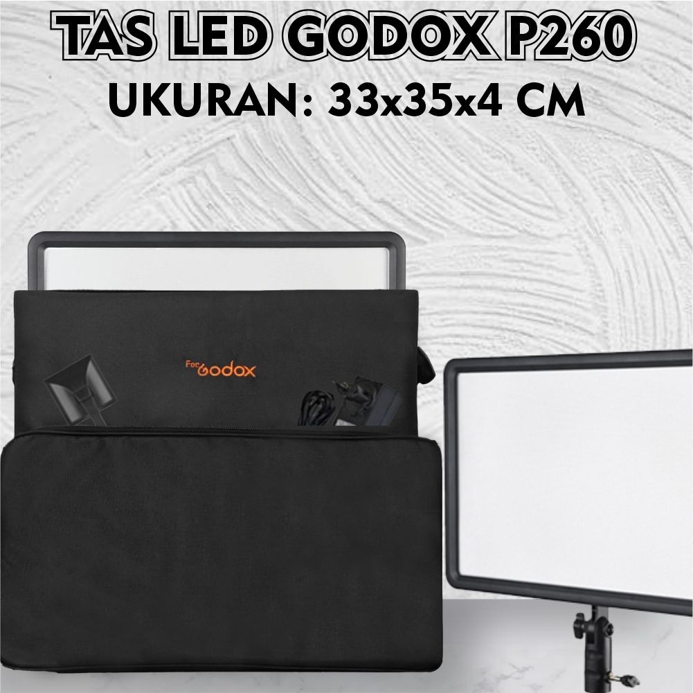 Jual Tas Led Godox Video Light P260C / Tas Lighting Led P260 | Shopee ...