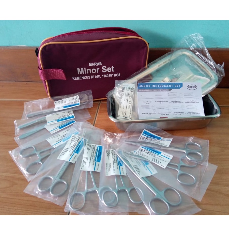 Jual *Mastha Malang* Minor Set Instrument Alat Bedah Minor merk Marwa ...