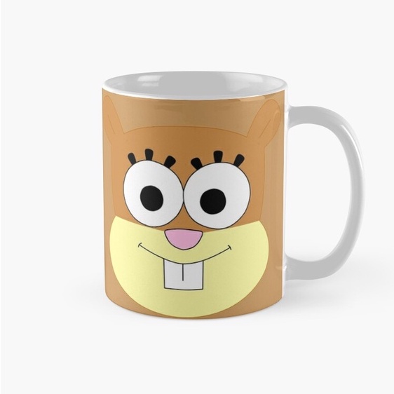 Jual Mug Gelas Spongebob Sandy Cheeks t shirt without helmet | Shopee ...
