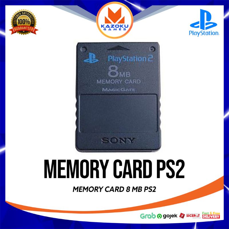 Jual MC MEMORI CARD MEMORICARD 8MB PS2 PS 2 SONY PLAYSTATION ORIGINAL ...
