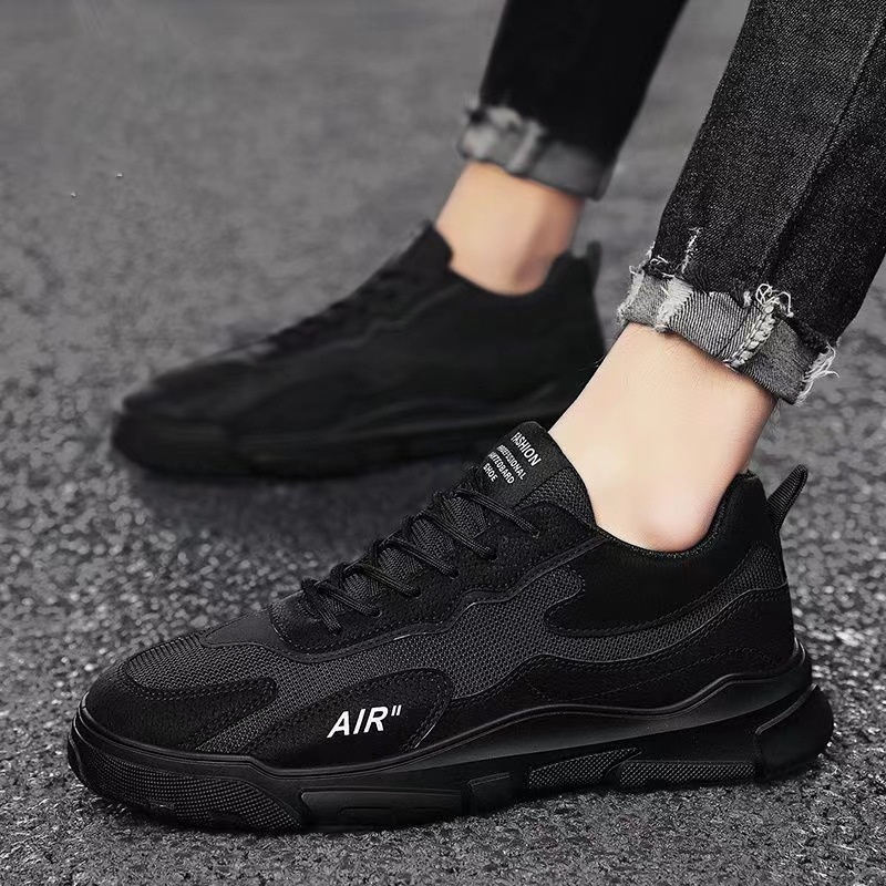 Jual Sepatu Sneakers Pria ORLANDO Sepatu Kerja Sepatu Hitam Sepatu ...