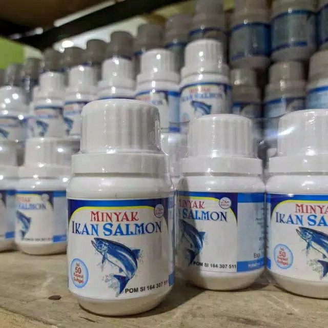 Jual Minyak Ikan Salmone Isi 50 Kapsul - Kapsul Ikan Salmon Omega Squa ...