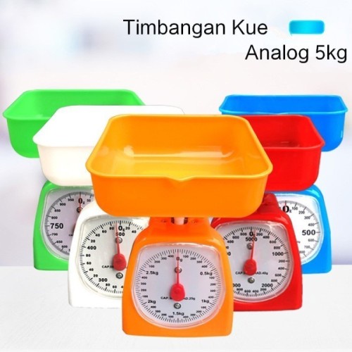 Jual Timbangan Kue Dapur 5KG Analog Kitchen Scale Manual Kapasitas 5 KG ...