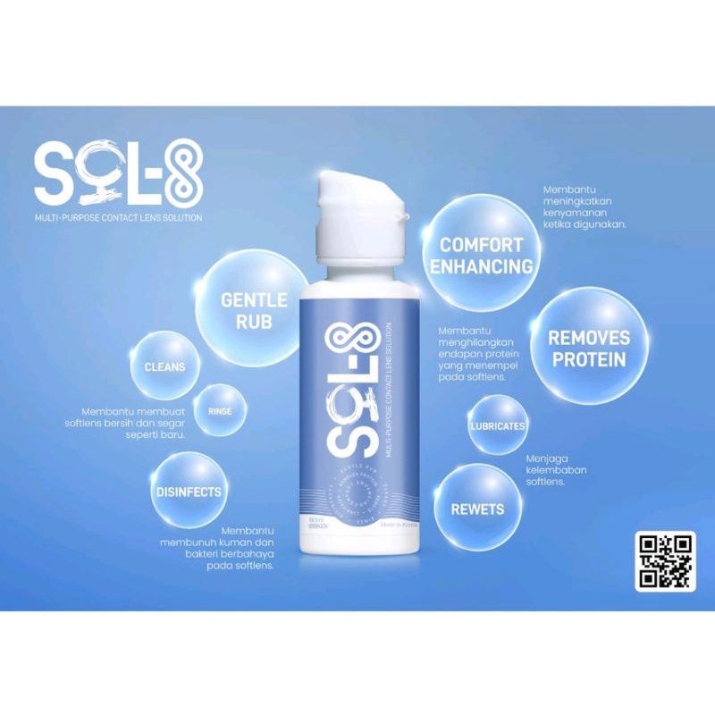 Jual Cairan Softlens SOL-8 Multi-Purpose Contact Lens Solution 60ml ...