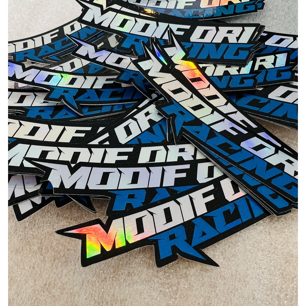 Jual Sticker Hologram Modifikasi Ori - Modif Ori Racing Per Pcs ...