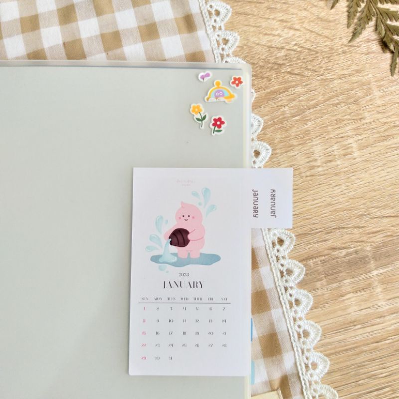 Jual 2023 Petite Pals Calendar Stickers | Shopee Indonesia