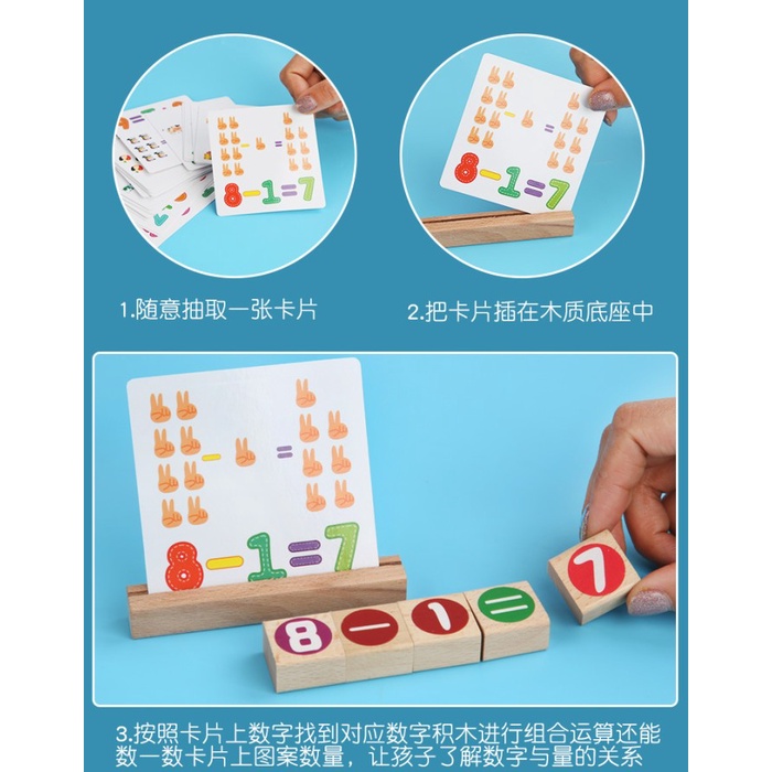 Jual Wooden Stack Height Balancing Game Mainan Susun Kayu Balok Kayu ...