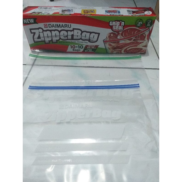 Jual Daimaru Zipperbag 20p Mix (Med & Large) | Shopee Indonesia
