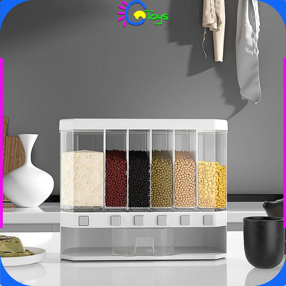 Jual CR-C194 Dispenser Makanan Kering Tempat Penyimpanan Beras Sereal ...