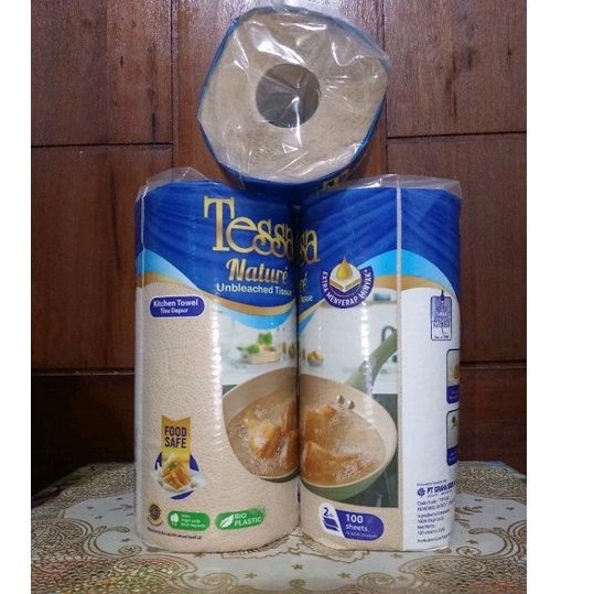 Jual Tissue Tessa Nature Unbleached Kitchen Towel Tessa Tisu Dapur 2ply ...