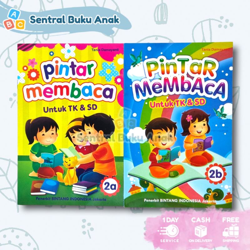Jual Buku Pintar Membaca Jilid 2a 2b untuk PAUD TK dan SD | Shopee ...