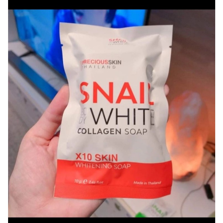 Jual Precious Skin Snail Body White Anti Acne Collagen X10 Soap,Sabun ...