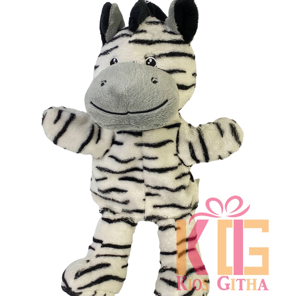 Jual Boneka Tangan Binatang Hand Puppet Bisa Custom sablon Nama Animal ...