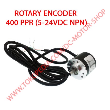 Jual Rotary Encoder 400 Pulses Per Rotation 2 Phase A B Phase 400 PPR ...