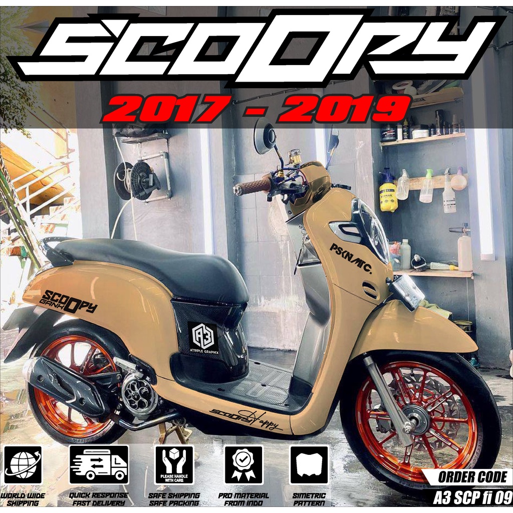Jual Decal Sticker Scoopy 2017 2018 2019 2020 decal scoopy full body ...