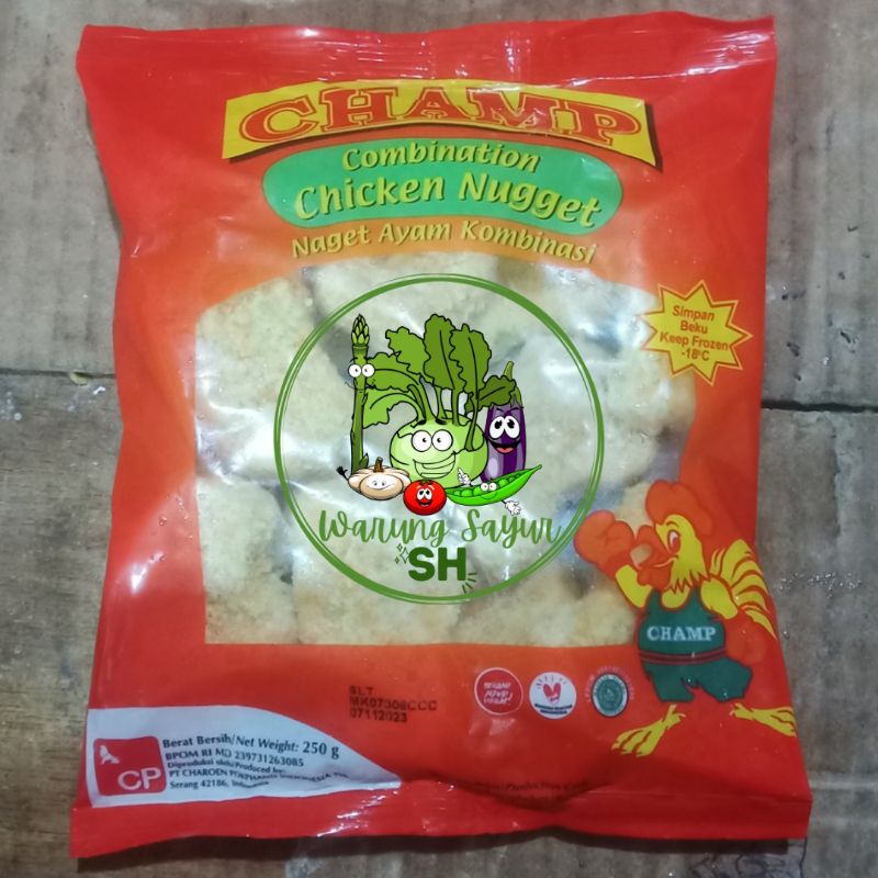 Jual CHAMP COMBINATION CHICKEN NUGGET NAGET AYAM KOMBINASI | Shopee ...