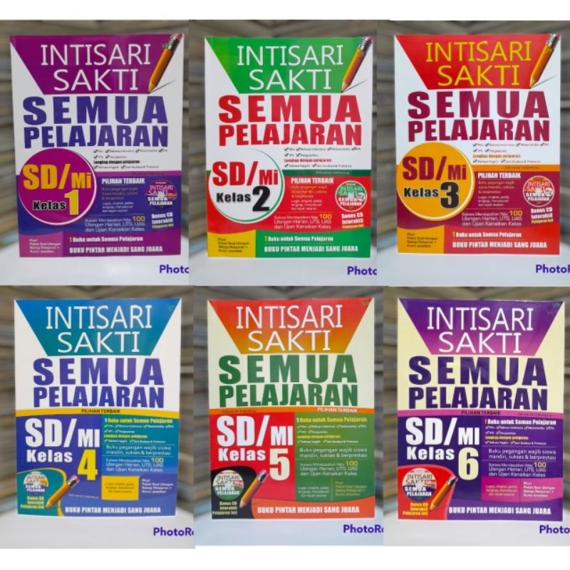 Jual Buku Intisari Sakti Semua Pelajaran SD/MI Kelas 1 2 3 4 5 6 | Shopee Indonesia