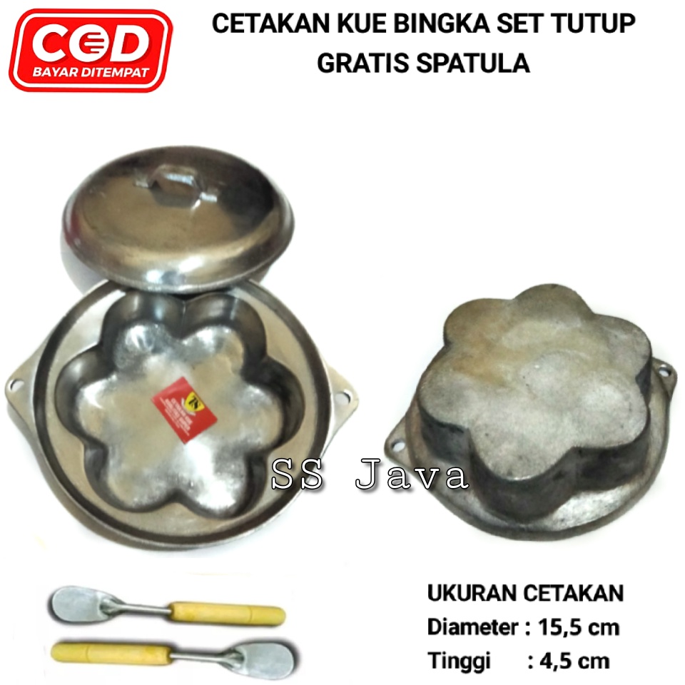 Jual Cetakan kue bingka / loyang kue bingke cetakan kue lumpur khas ...