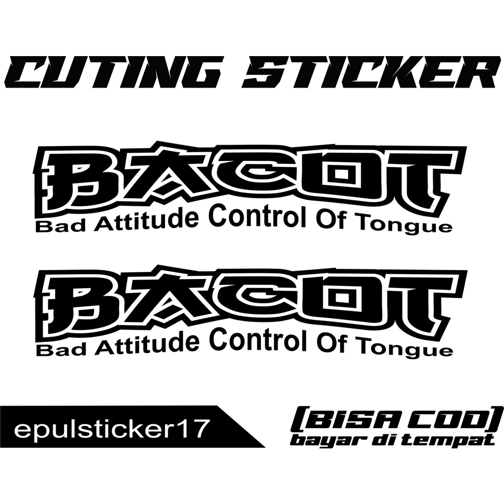 Jual STIKER VIRAL,STIKER KEREN,STIKER MOTOR BACOT VIRAL, | Shopee Indonesia