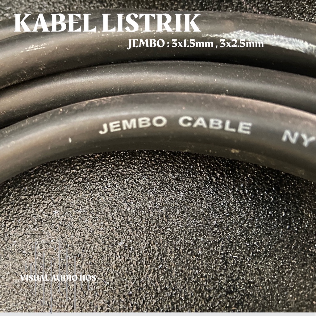Jual Kabel listrik Jembo isi 3 | Shopee Indonesia