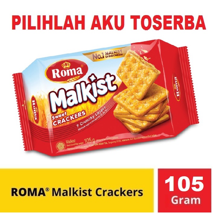 Jual Biskuit Roma Malkist Crackers 105 gr - ( HARGA SATUAN ) | Shopee ...