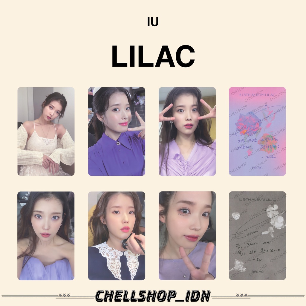 Jual PHOTOCARD IU LILAC | Shopee Indonesia