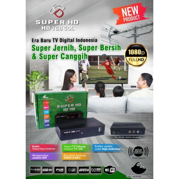 Jual Set Top Box (STB) Super HD 168 GOL | Shopee Indonesia