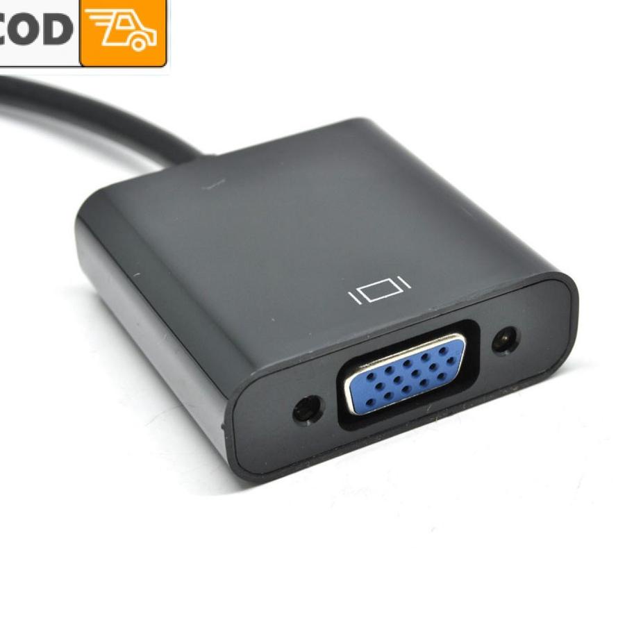 Jual 6.6 sale Kabel HDMI to VGA Female Adapter Support 1080P Full HD ...