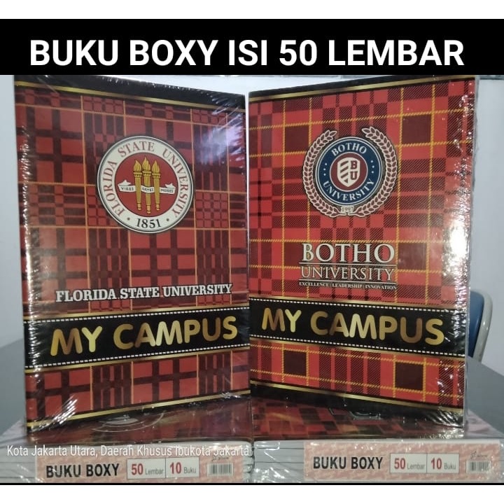 Jual Buku Boxy 50 lembar isi 10 Pcs / Buku tulis sekolah murah | Shopee ...