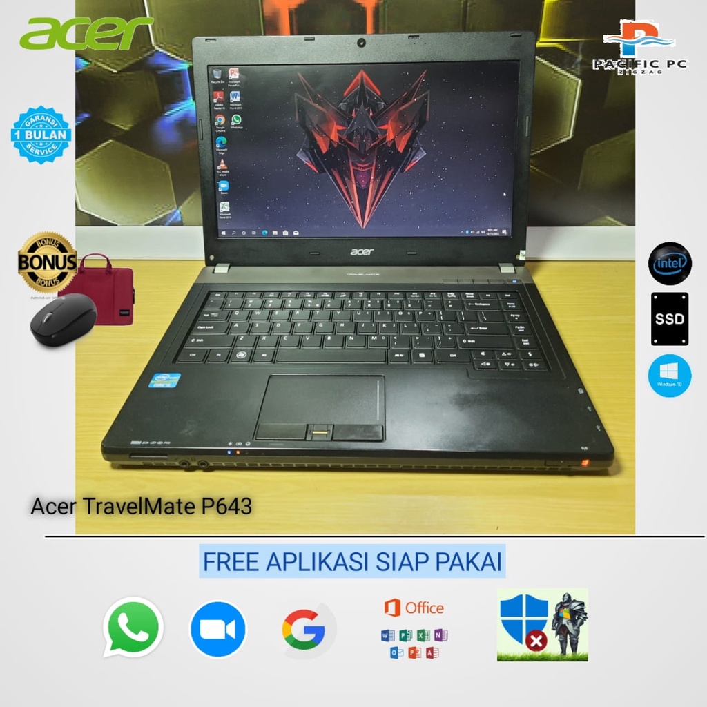 Jual LAPTOP ACER TRAVELMATE P643 Intel Core i5 Gen 3 Ram 4GB SSD 128GB ...