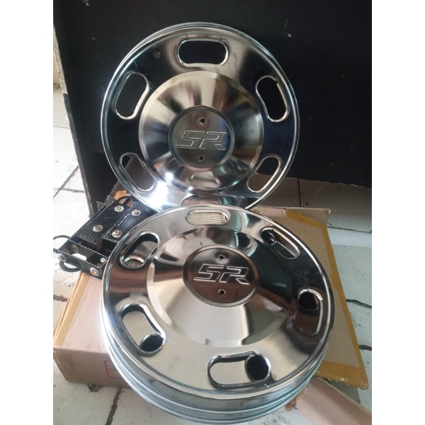 Jual weldop SR Motif OVAL Dop Roda truk/bis medium ring 16 double ...