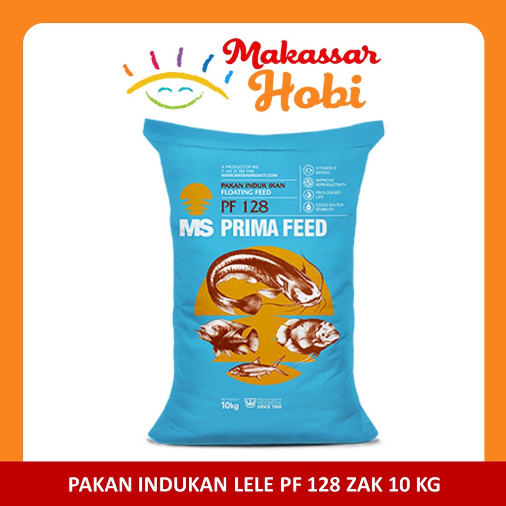 Jual Pakan Induk Ikan Prima Feed PF 128 PF128 10kg 10 kg Lele Nila ...