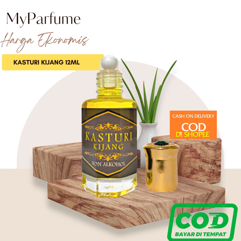 Jual Kasturi Kijang Minyak Wangi Arab Saudi Parfum Ibadah Sholat Murni Non Alkohol 12ml Parfume ...