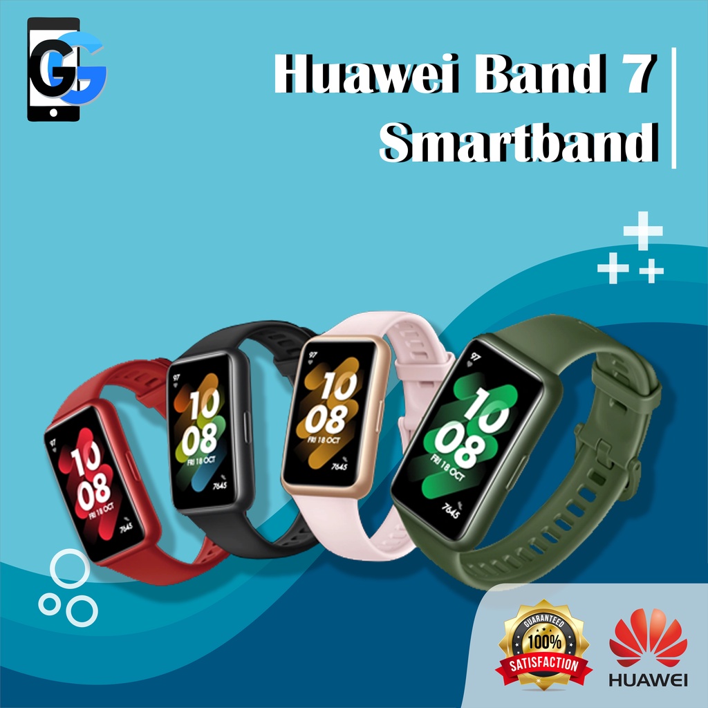 Jual Huawei Band 7 Smartband 9.99m Ultra-Thin Design Automatic SpO2 ...
