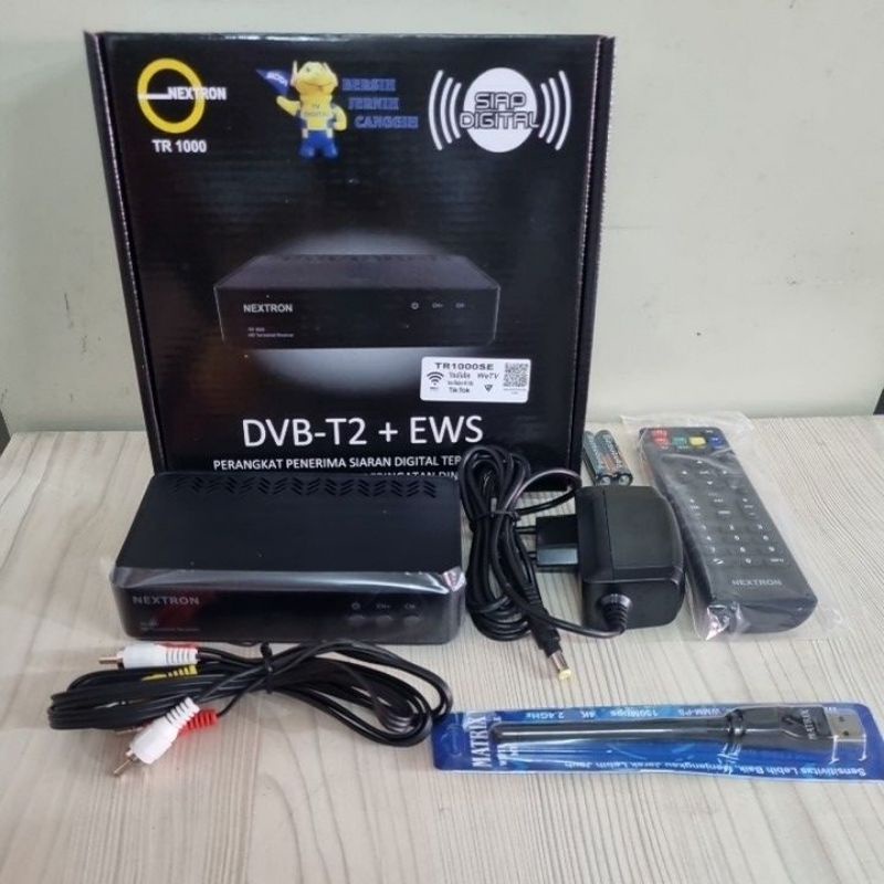 Jual STB NEXTRON DVB T2 TR 1000 TV DIGITAL Set Top Box TR1000 TV ...