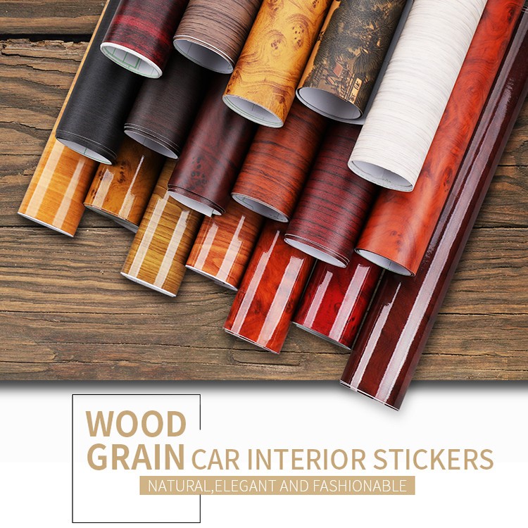 Jual Sticker 3D Vinyl Wood Panel Kayu Stiker Dashboard Interior Mobil ...