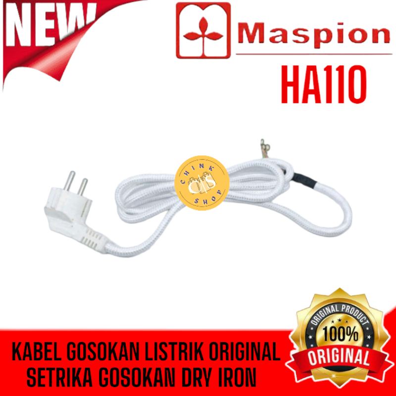 Jual KABEL MASPION SETRIKA HA110 HA 110 GOSOKAN DRY IRON ORIGINAL | Shopee Indonesia