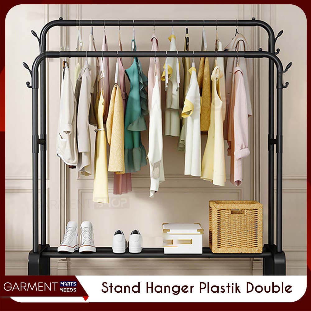 Jual RKWANGPLS RKGBSIPLS - Rak Baju Gantungan Baju Stand Hanger Berdiri ...