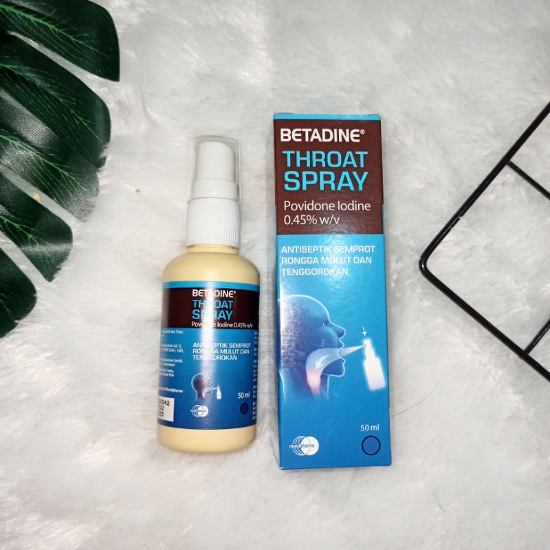 Jual Betadine Throat Spray - Obat Semprot Tenggorokan 50ml | Shopee ...