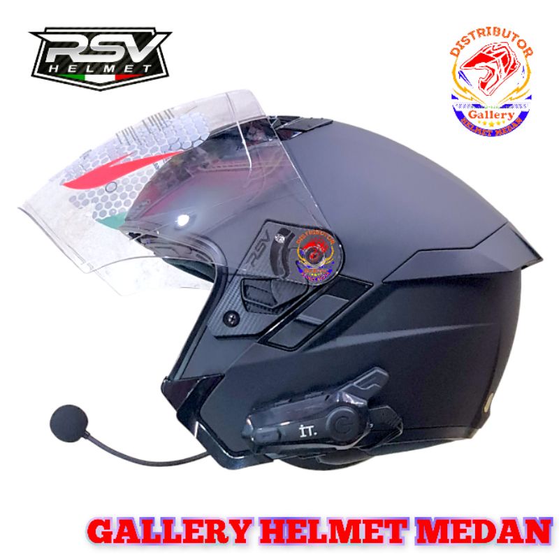 Jual HELM RSV SV300 + INTERCOM IT ( PAKET HELM + INTERCOM ) | Shopee ...