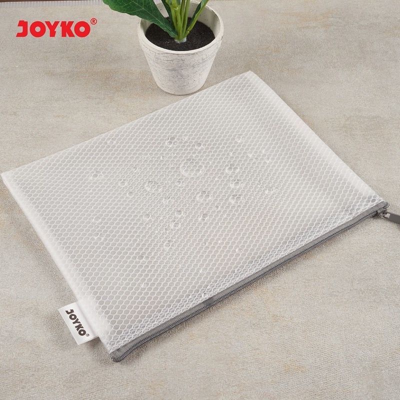 Jual Zipper Document Bag Jaring Joyko Jala Putih Tempat Pensil Alat ...