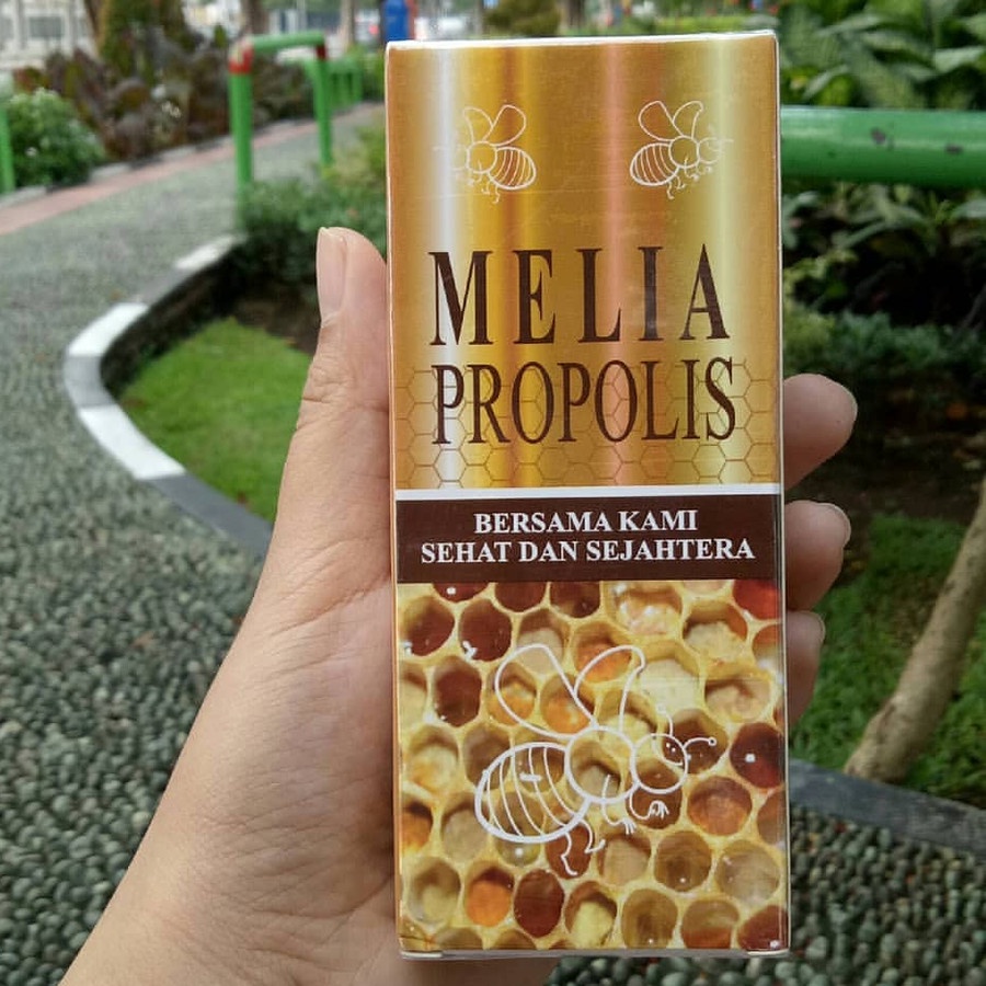 Jual 100% ASLI MELIA PROPOLIS 30 ML/ MELIA SEHAT SEJAHTERA/ PROPOLIS ...